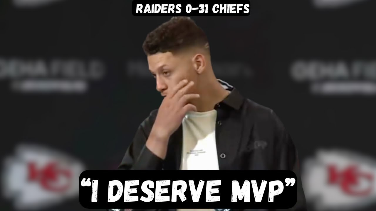 Patrick Mahomes WANTS MVP award after blowout win - PostGame Interview ...