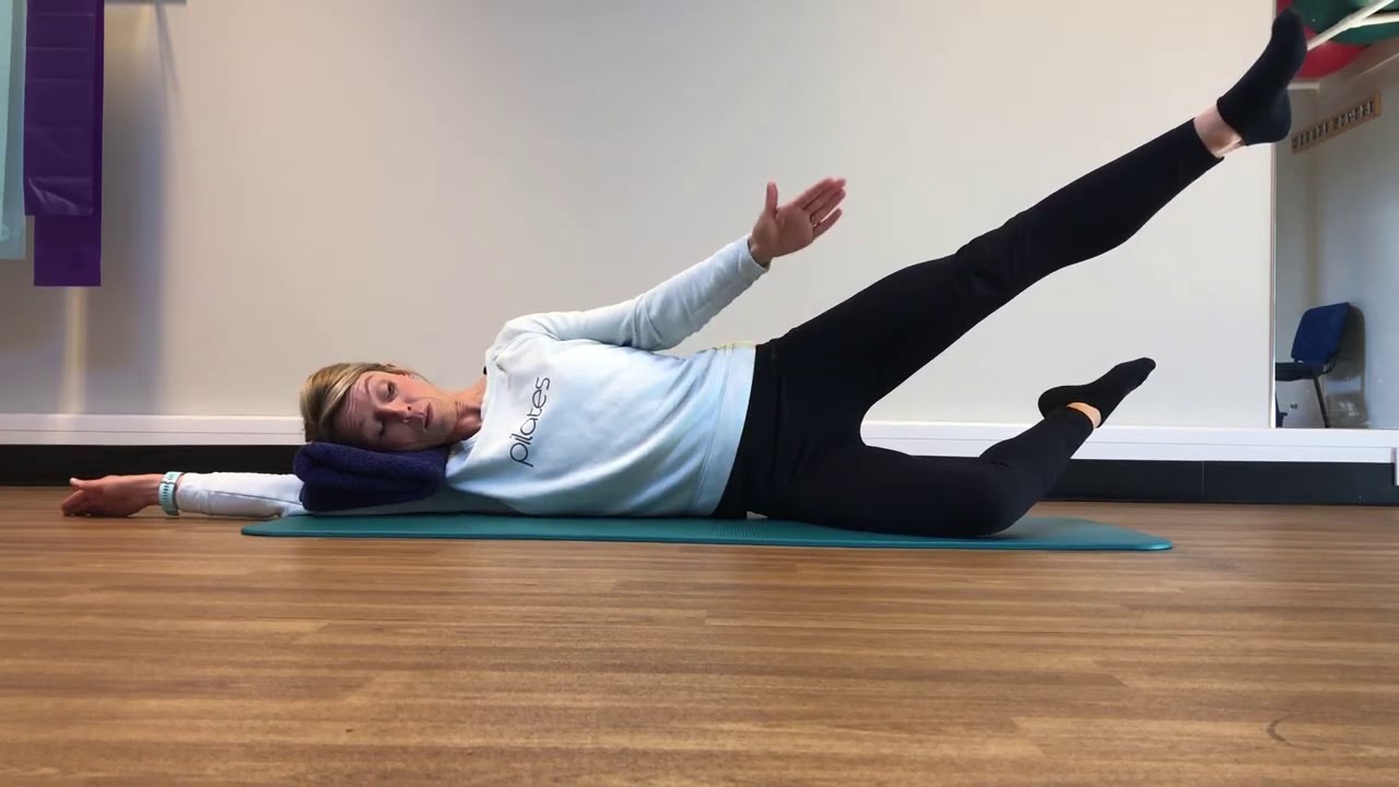 Pilates side lying series - YouTube