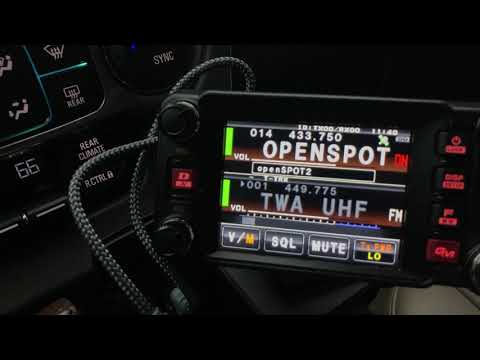 FTM-400XDR DMR Parrot Test with OpenSpot2 - YouTube