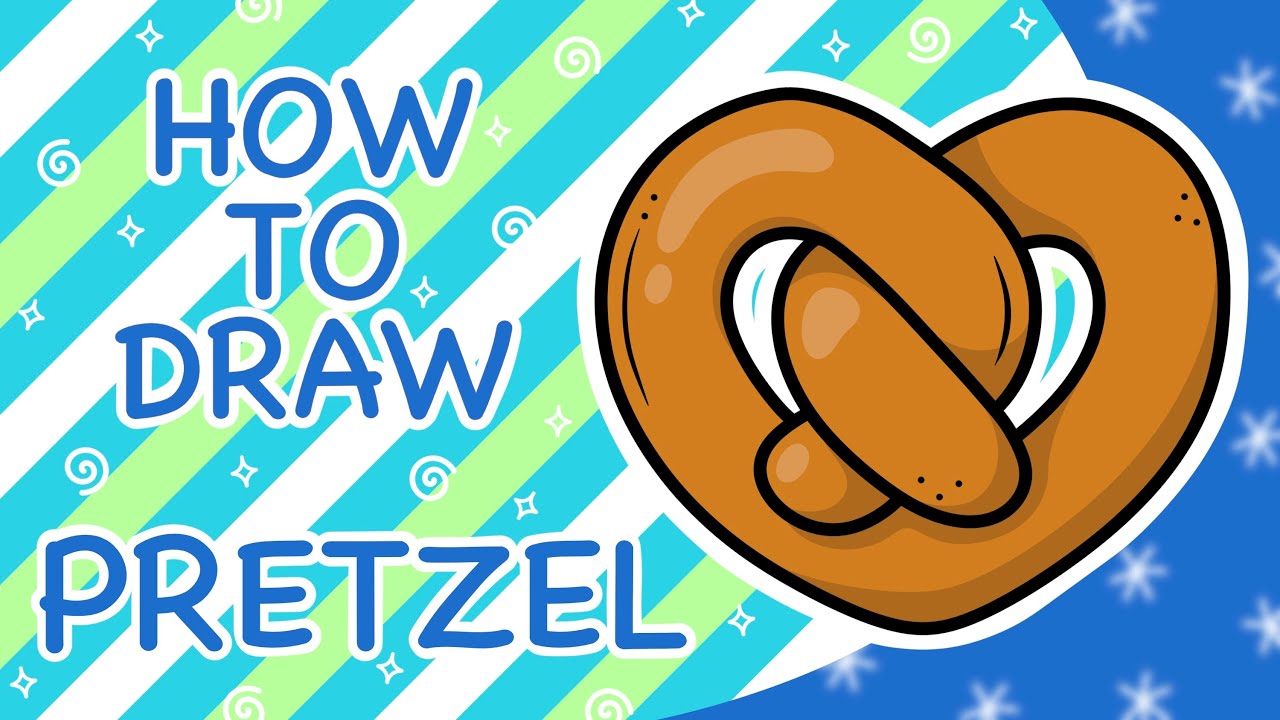 How To Draw A Pretzel - YouTube