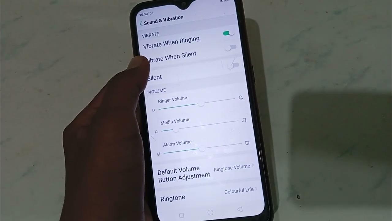 show to disable vibrate on touch in oppo a5s mobile - YouTube