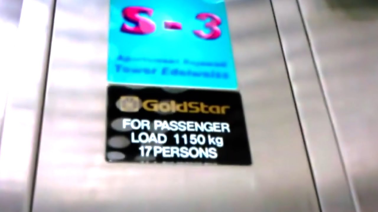 (REMASTERED) The 1st take of Goldstar Elevator at Apartemen Rajawali ...