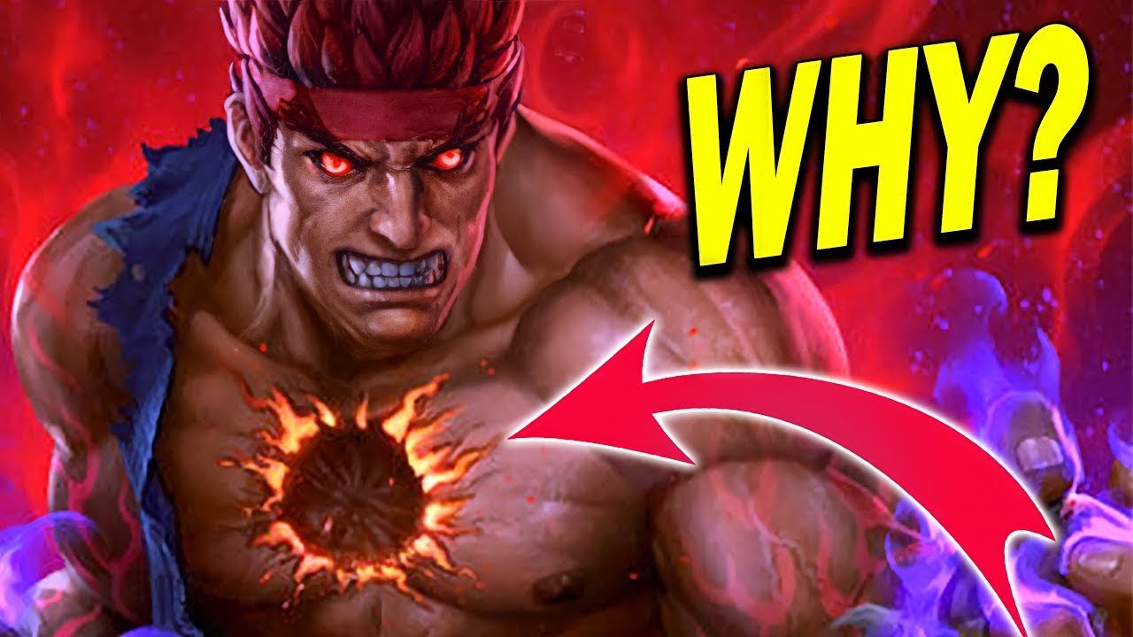 WHY DOES EVIL RYU HAVE A HOLE IN HIS CHEST ? STREET FIGHTER UNIVERSE ...
