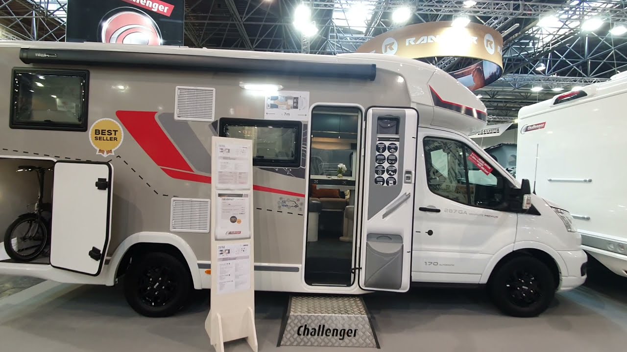 68k Challenger motorhome 287GA Graphite Premium - YouTube