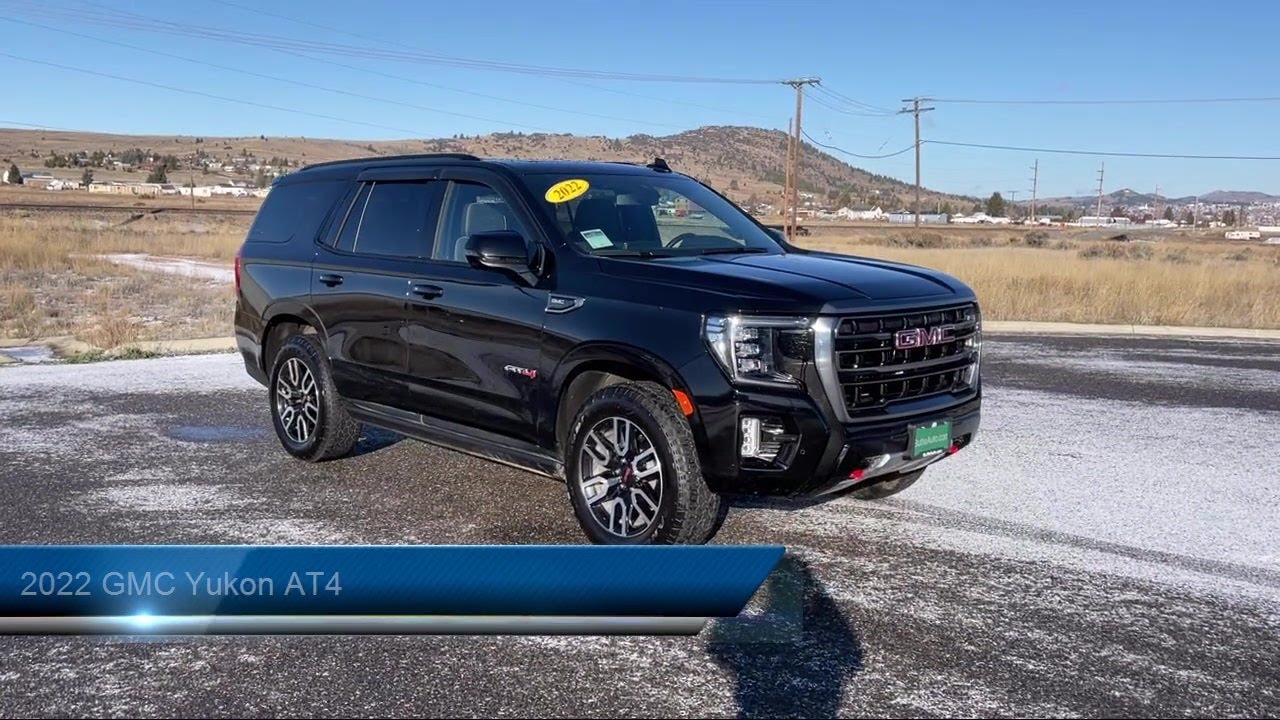 2022 GMC Yukon AT4 Butte Anaconda Helena Bozeman Dillon Missoula - YouTube