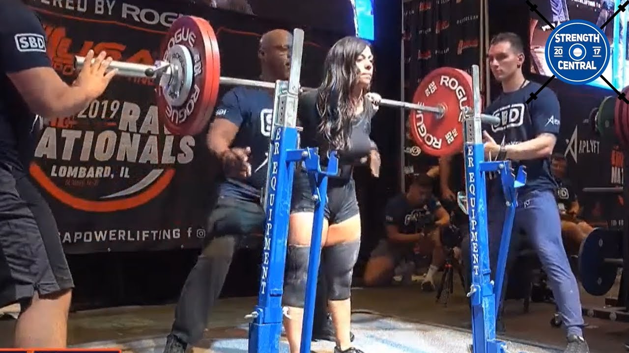 Marisa Inda - 1st Place 52 kg. - USAPL Raw Nationals 2019 - 427.5 kg ...