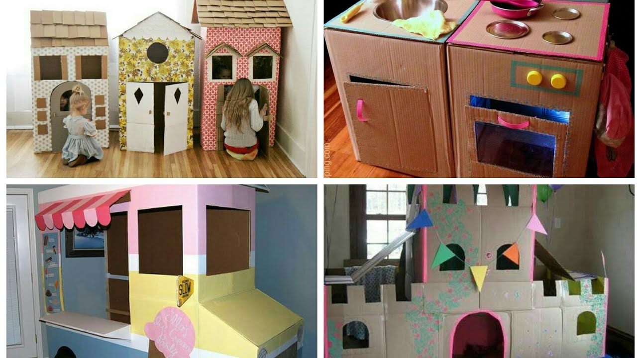 Cardboard Craft for Kids - YouTube