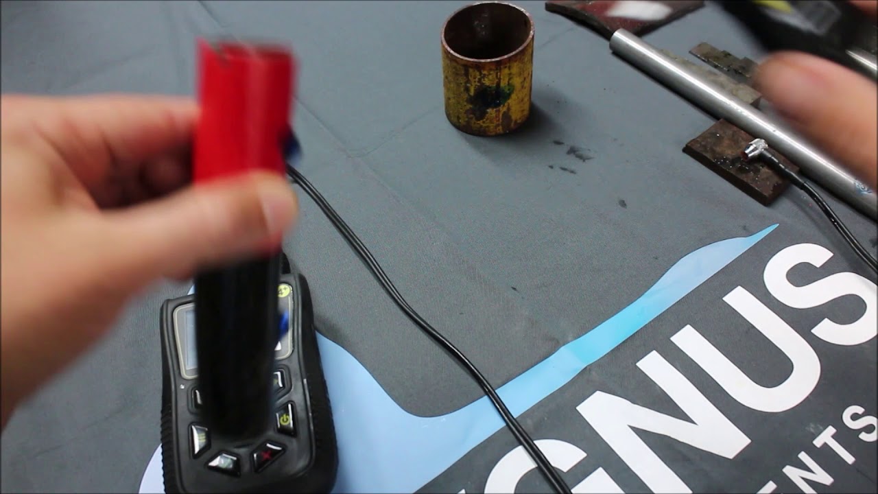 Measuring Small Diameter Pipes Through Thin Coatings - YouTube