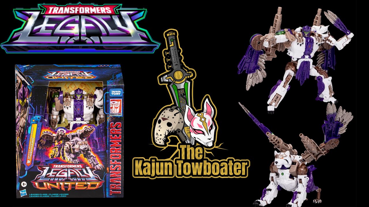 Transformers Legacy United Beast Wars Tigerhawk Review - YouTube
