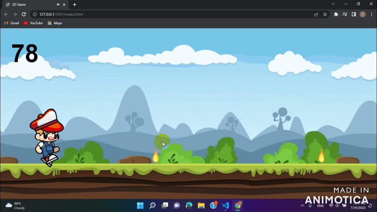 JavaScript 2D Game - YouTube