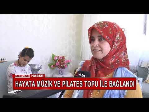 HAYATA MÜZİK VE PİLATES TOPU İLE BAĞLANDI