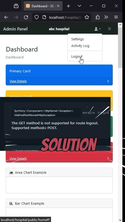 logout function in #laravel in 60 Seconds #webdevelopment - YouTube