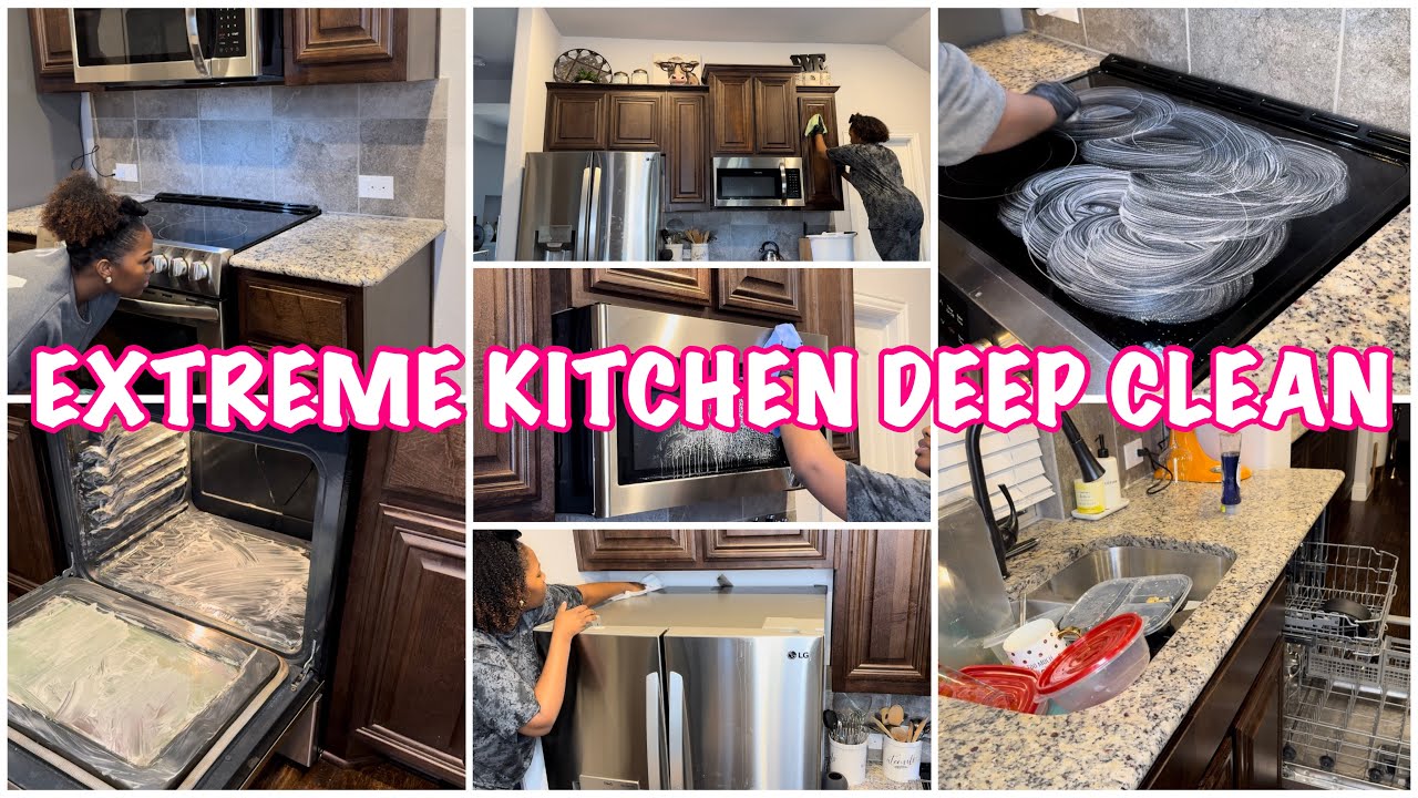Extremely Satisfying Kitchen Deep Clean|Deep Cleaning Series Pt. 2 ...