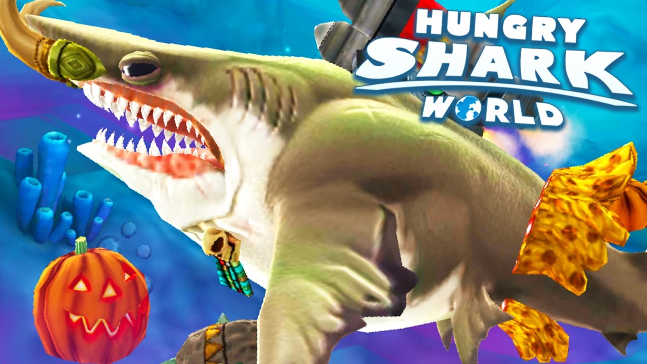 ZOMBIE MEGALODON EU QUERO! - Hungry Shark World #35 (HSW) - NOVO ...