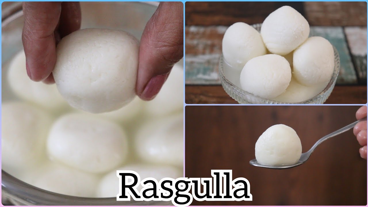 Rasgulla Recipe | 1 लीटर दूध से रसगुल्ले बनाने का आसान तरीका | Sponge Rasgulla Bengali Rasgulla ...