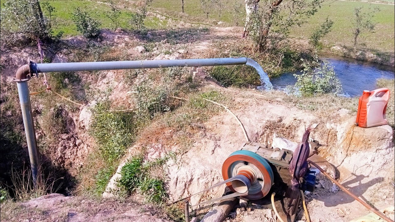 Amazing start up diesel engine tube well agriculture system ...
