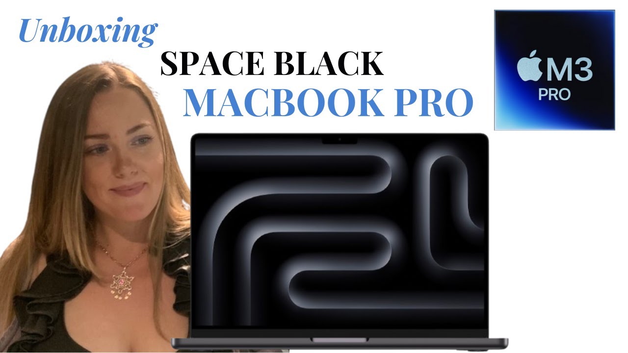 NEW MacBook Pro M3 Pro Chip in Space Black Unboxing and First ...