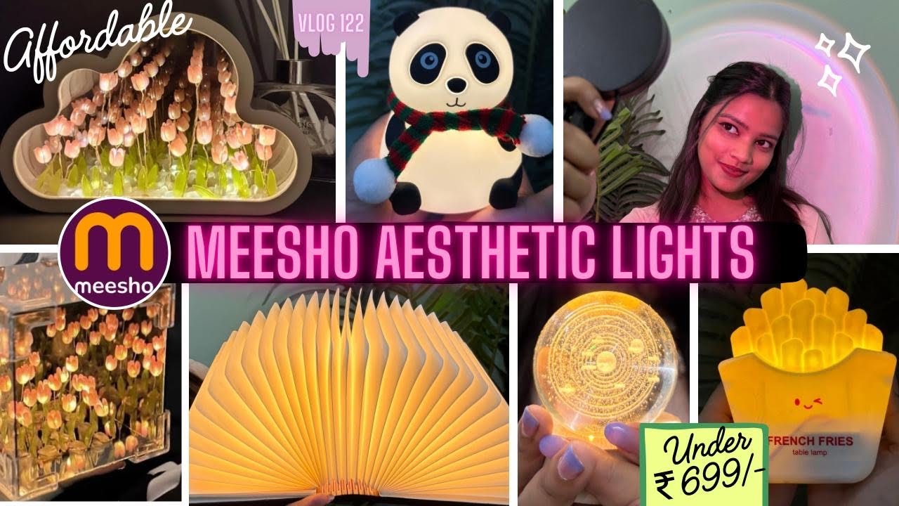 Meesho aesthetic light💡|| Nights lamps || *Starting ₹139/- || - YouTube