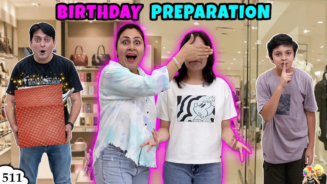 BIRTHDAY PREPARATION | Pihu ki Birthday Party | Short Movie for Family ...