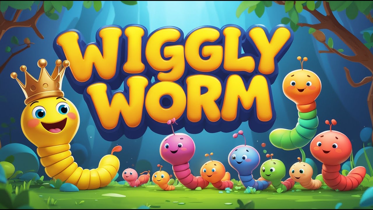 🪱Sing Along with the Wiggly Worm! | Interactive Kids Song | Catchy ...
