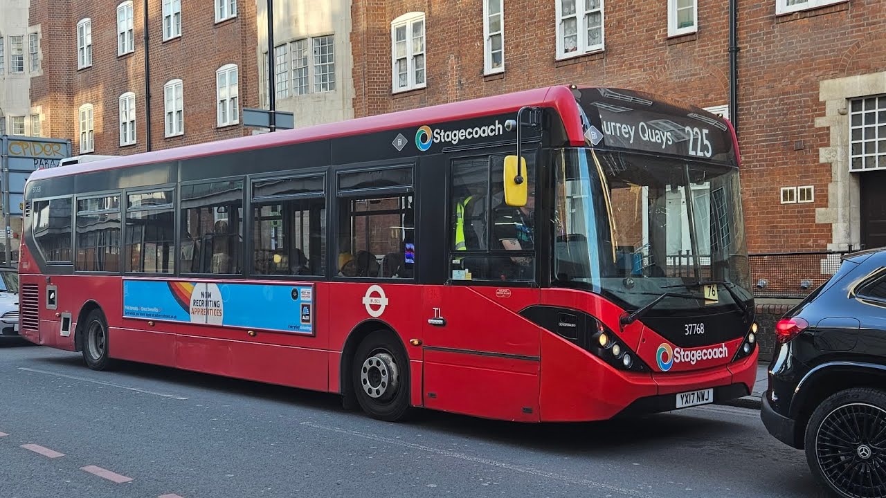 *First day of Stagecoach/Curtailed* Stagecoach London 37768 YX17NWJ ...