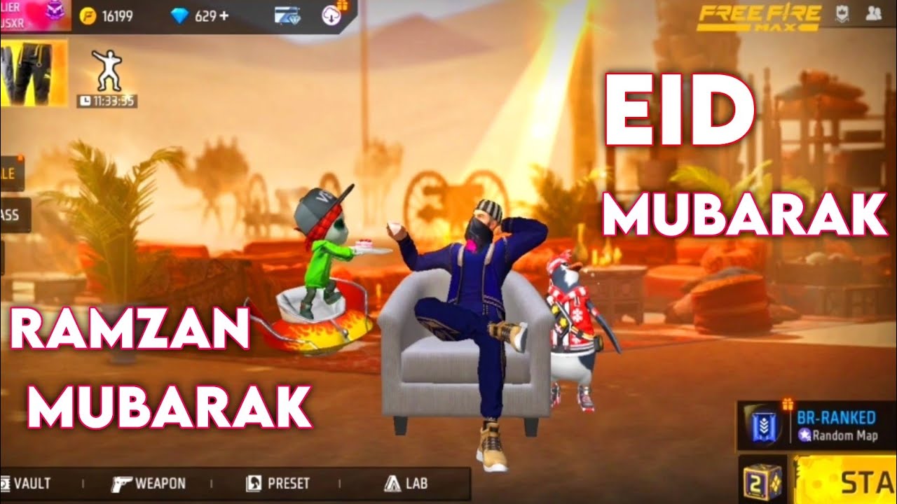 Free Fire Ramzan Mubarak | Eid Mubarak | Hi Guys Happy Eid Mubarak To ...