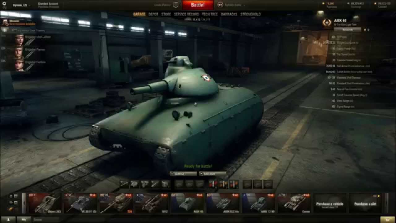 WOT - How to kill - AMX 40 The Mighty Duck - YouTube