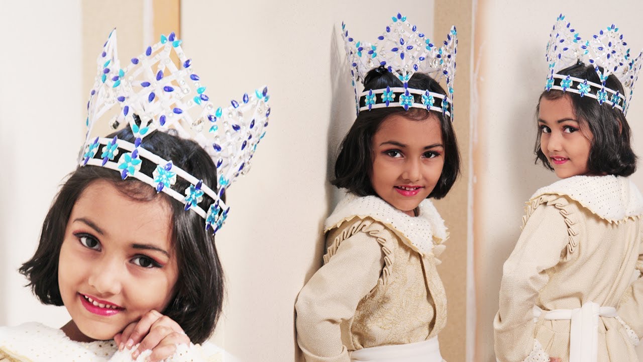 How to Make Miss World Crown With Newspaper - #DIYCRAFTS - YouTube
