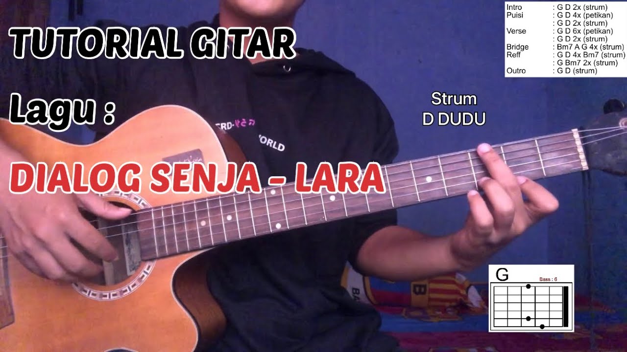 Tutorial Gitar Lagu Dialog Senja - Lara #tutorialgitar #dialogsenja # ...