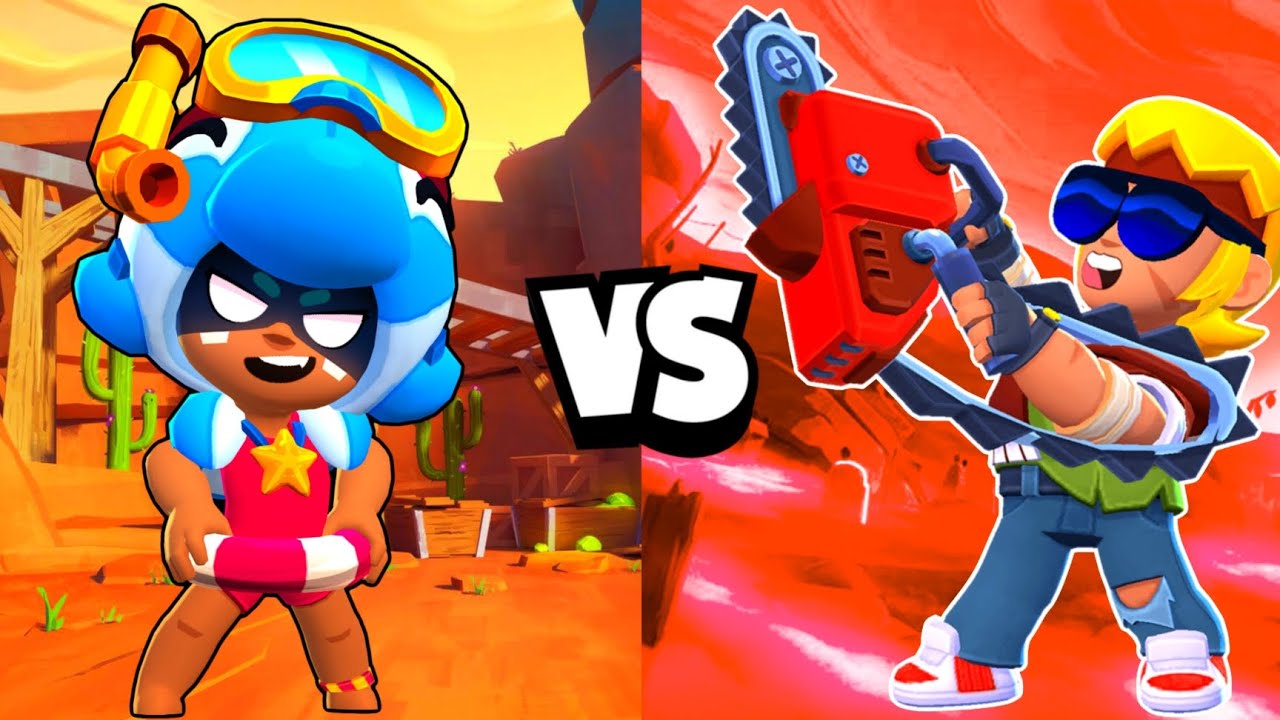Whale Watch Nita 🆚 Chainsaw Buster Brawl Stars Youtube