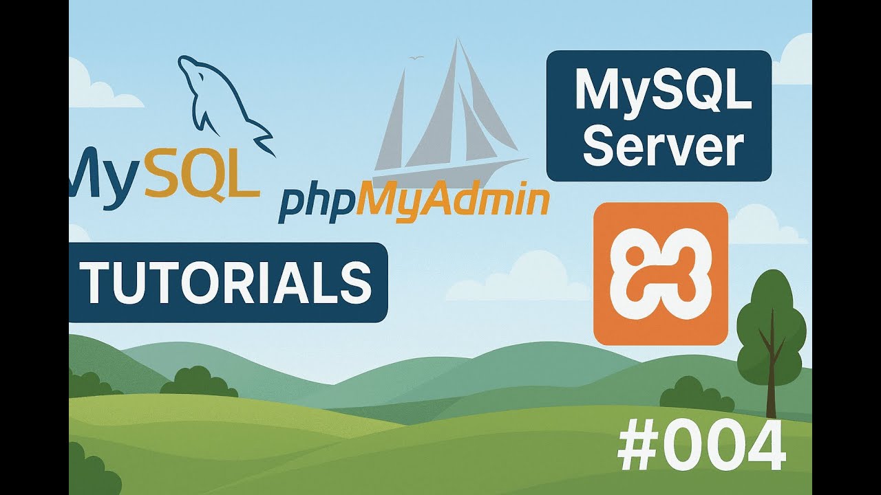 #004 CREATING TABLES USING PHPMYADMIN SQL - YouTube