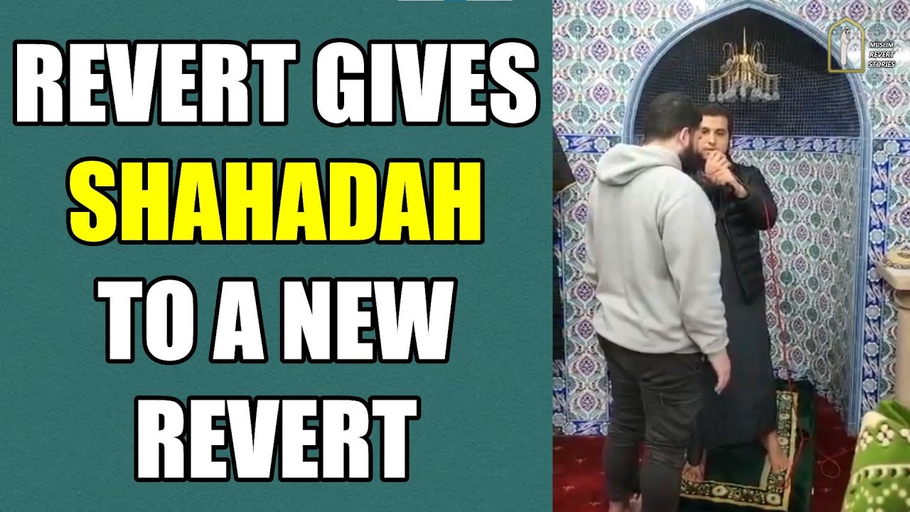 Revert Gives Shahadah To A New Revert - YouTube