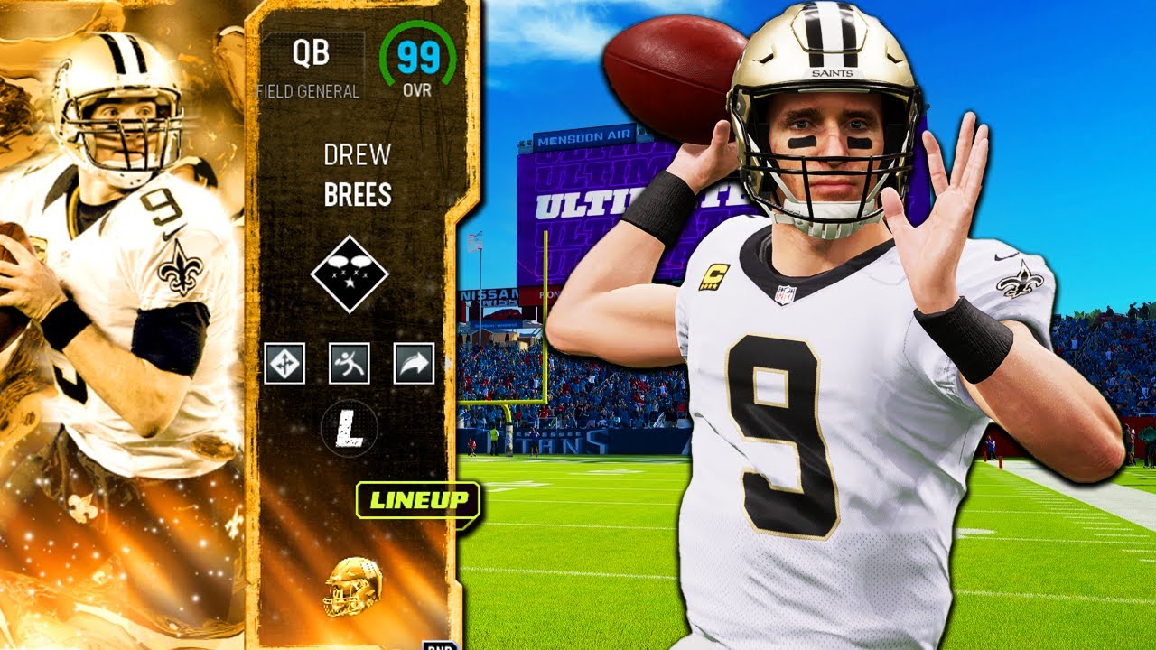 Drew Brees is FINALLY Back in Madden! - YouTube