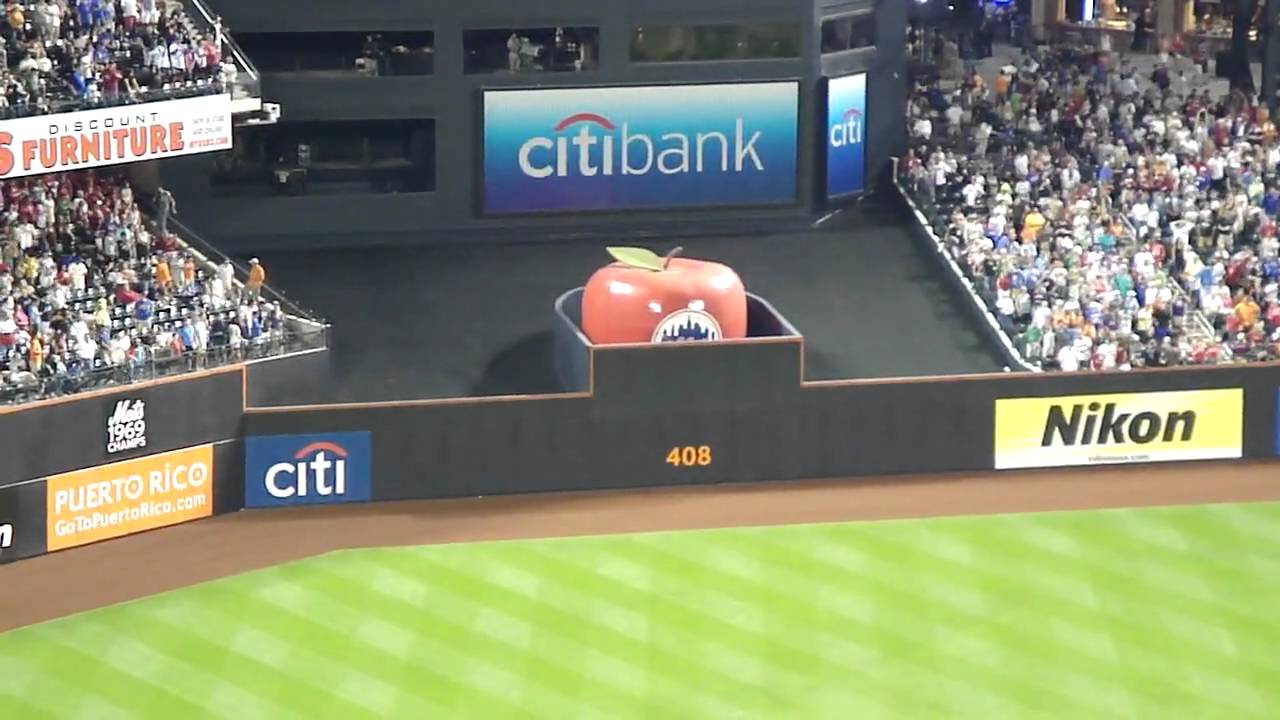 Citi Field - 7th Inning Stretch/Apple - 08/22/09 - YouTube