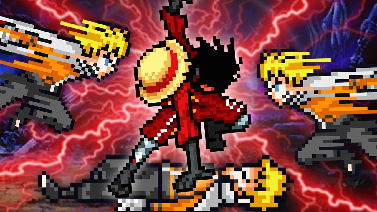 LUFFY (EGGHEAD) VS NARUTO (HOKAGE) - ONE PIECE & NARUTO MUGEN BATTLE ...