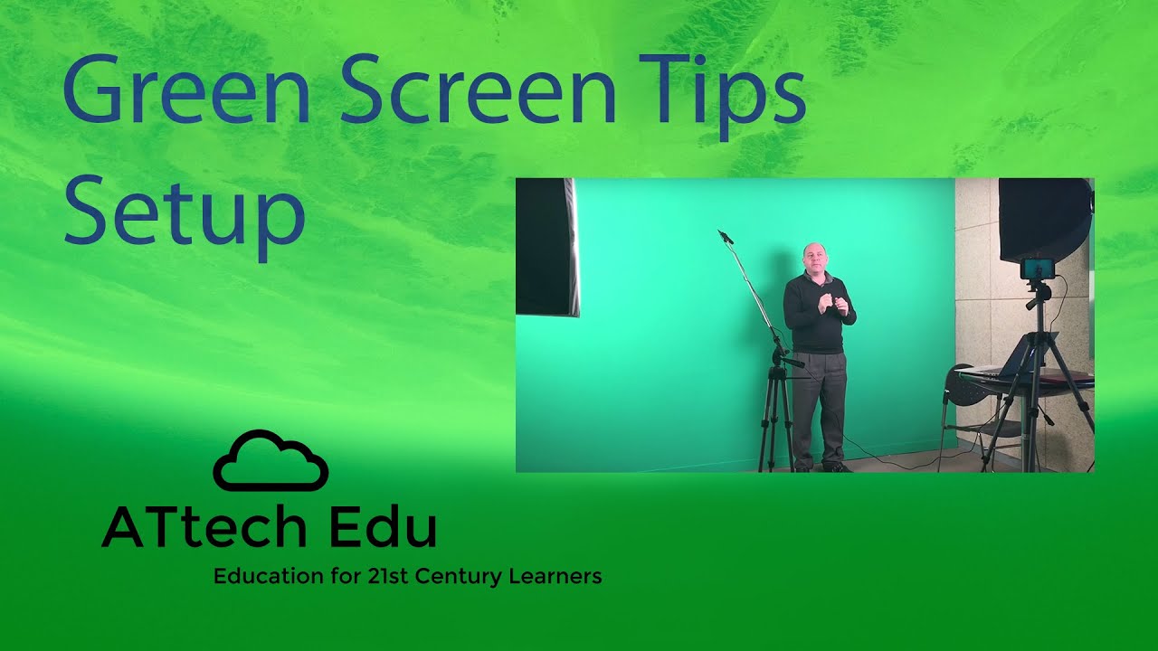The Green Screen Set up - Chroma Key - screen - green wall - lights ...