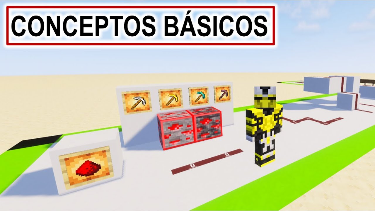 🟢 CONCEPTOS BASICOS - Cap 1 | Tutorial Redstone Básico Minecraft - YouTube