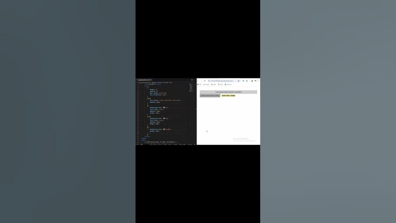 Inline vs block elements in HTML CSS #shorts - YouTube