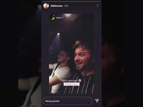BİLAL SONSES'İN DOĞUM GÜNÜ ❤🎂 (Instagram Story) (28.10.2021) #bilalsonses