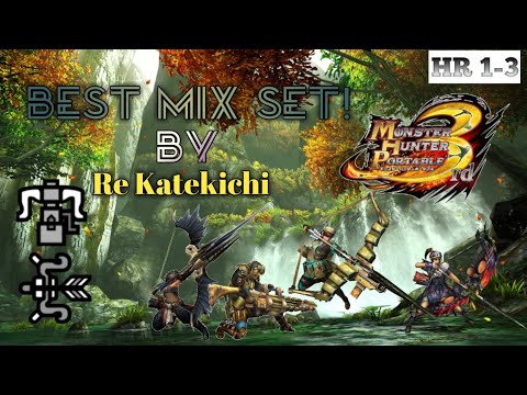 MHP3RD | My Mix Set Armor Bow and Heavy Bowgun For Lowrank (HR 1-3 ...