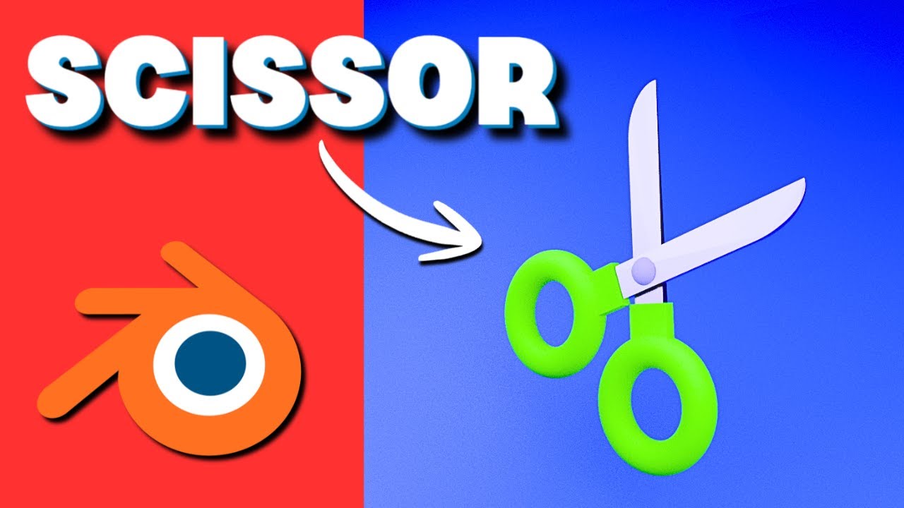 Blender 3D Scissor Modeling Tutorial | Beginner Friendly - YouTube