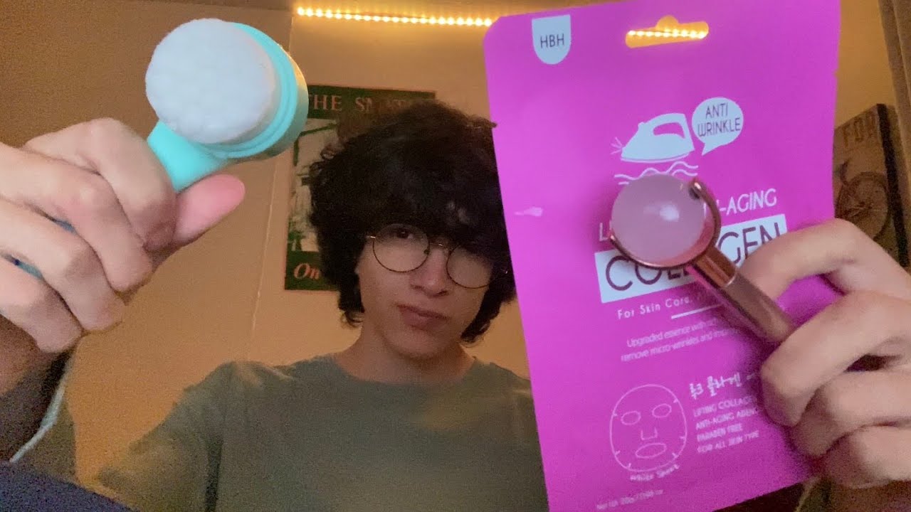 ASMR doing your skin care - YouTube