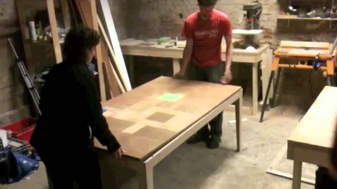 amazing magnetic table concept: it snaps together! -creation by ...