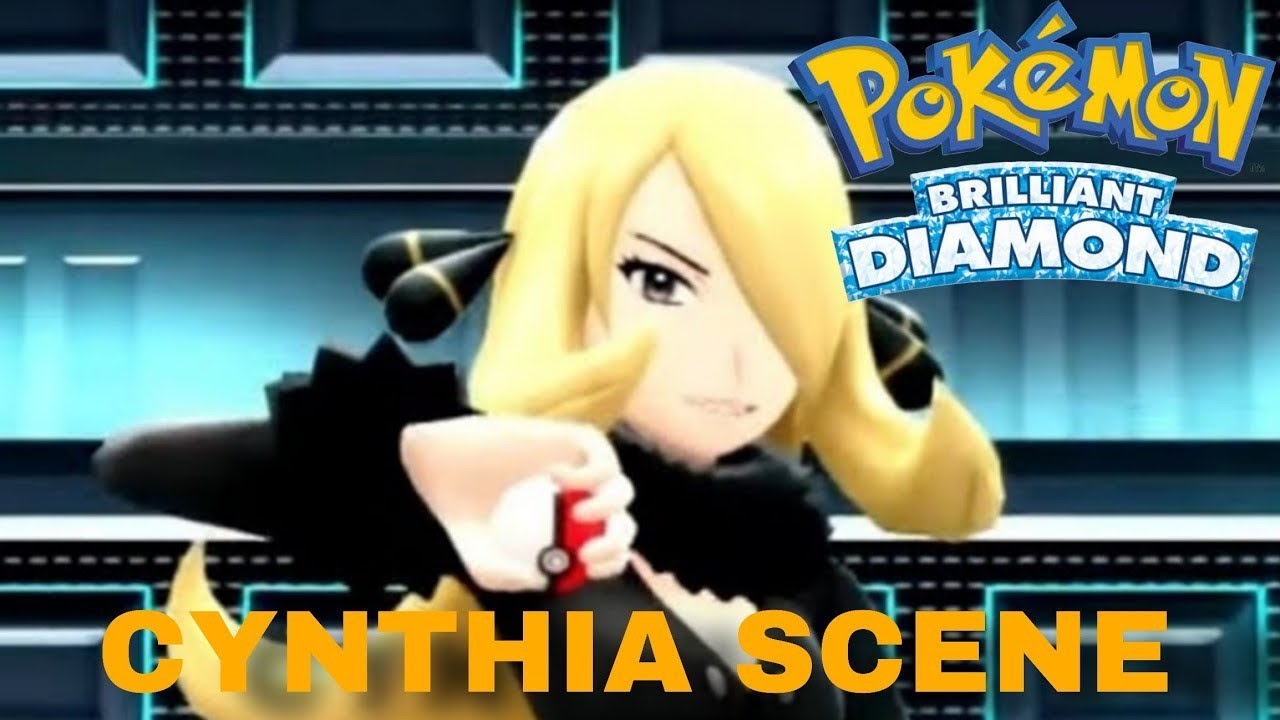 All Cynthia Scene in Pokemon Brilliant Diamond and Shining Pearl - YouTube