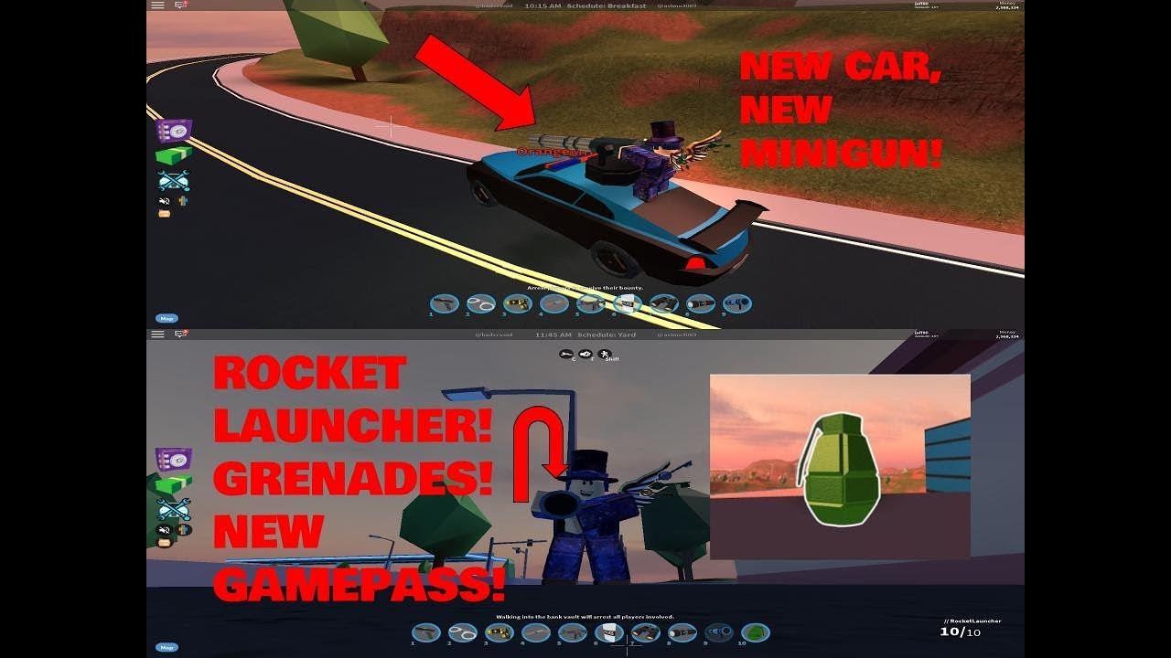 ROCKET LAUNCHERS IN JAILBREAK! - YouTube