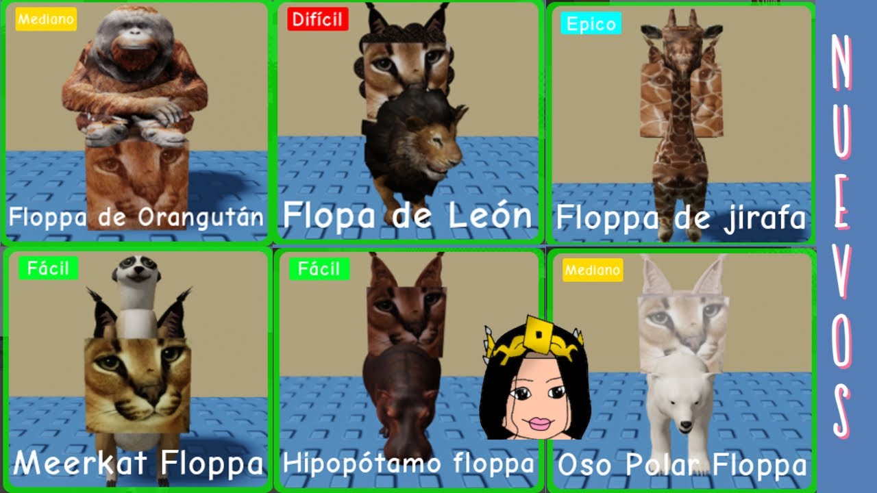 TODOS LOS NUEVOS FIND THE FLOPPA MORPHS EN EL ZOOLOGICO DE FLOPPA😱 ...