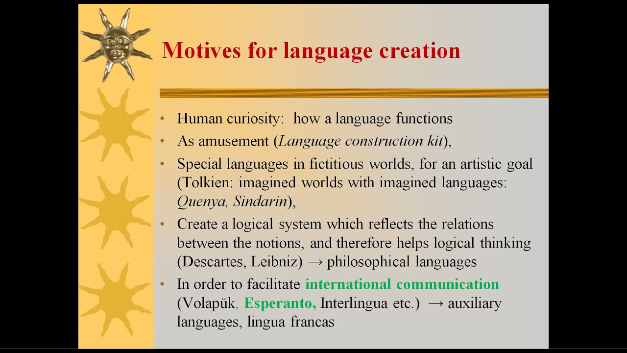 How an artificial language became natural: Esperanto - YouTube