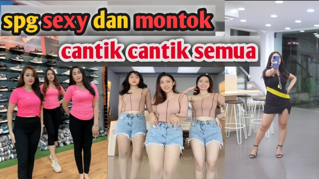 tiktok spg semok dan tembem || bodynya buat kita sange - YouTube