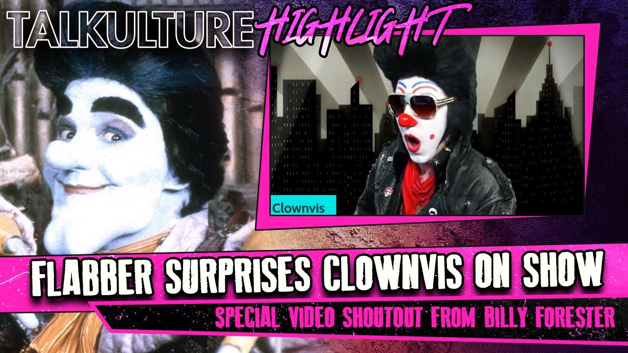 FLABBER Surprises CLOWNVIS on Talkulture! - YouTube