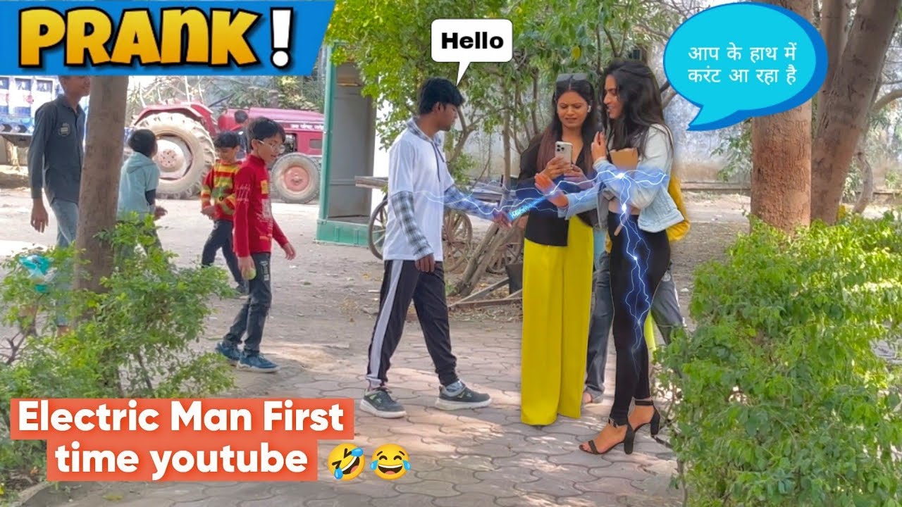 ELECTRIC MAN PRANK || Hand Shaking Prank FUNNY VIDEO 😂 || AtoZ ...